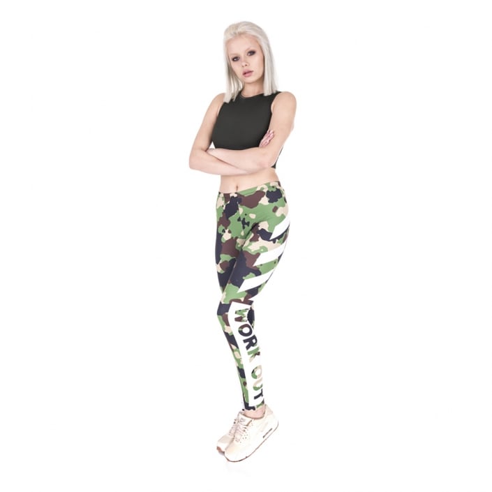W-Camo | Light Camo Leggings - Legging Bay